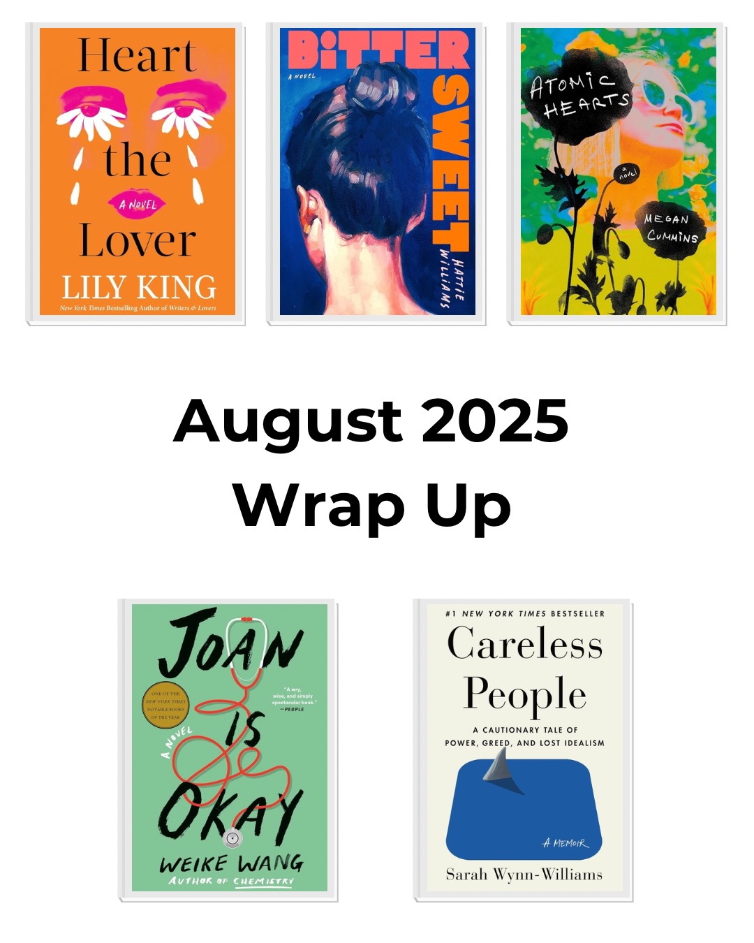 Books Read August 2025 - Next Chapter Moms