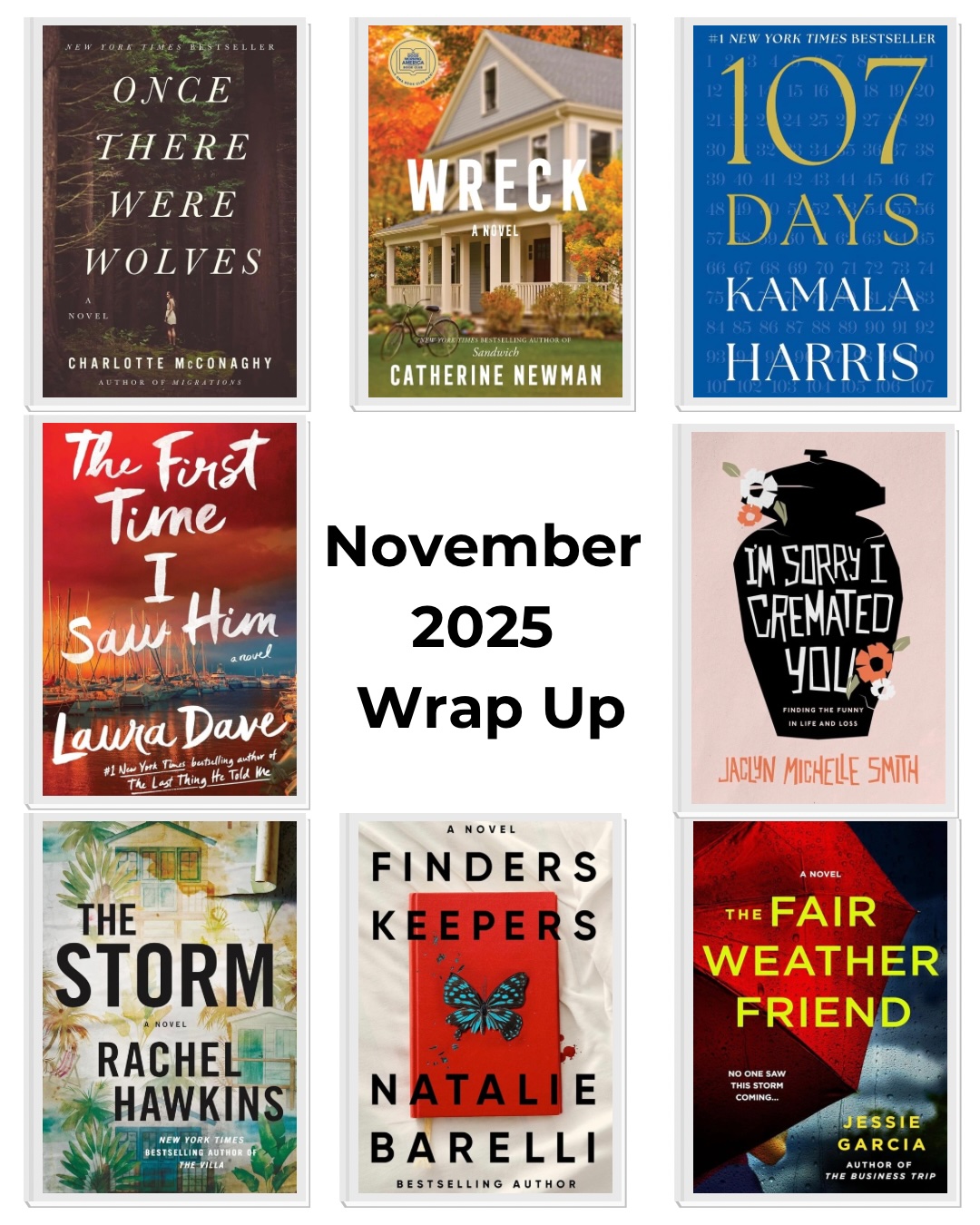 Books Read November 2025 - Next Chapter Moms